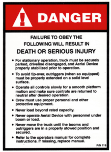 Safety and Warning Labels - Industrial Inspection & Analysis (IIA)