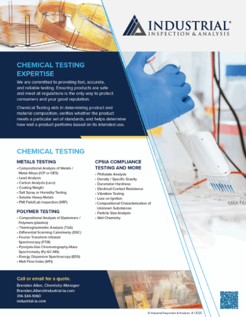 IIA Services - Industrial Inspection & Analysis (IIA)